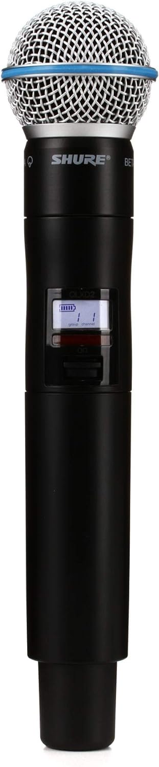 Shure QLXD2/B58 Wireless Handheld Microphone Transmitter with BETA 58A | electronicsexpo.com