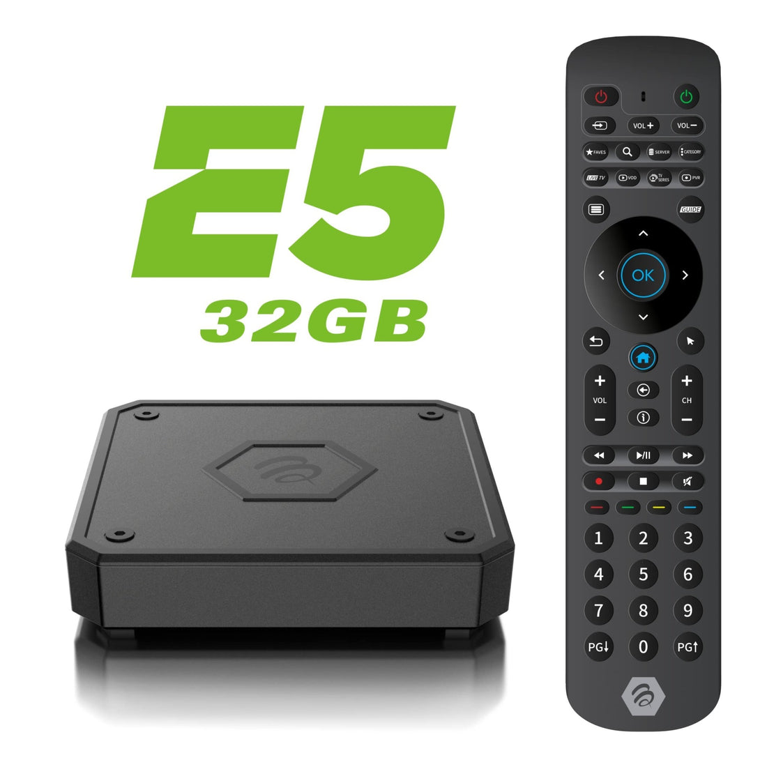 BuzzTV E5 Android 11 TV Box 2GB RAM, 32GB Storage, 4K UHD Streaming, H