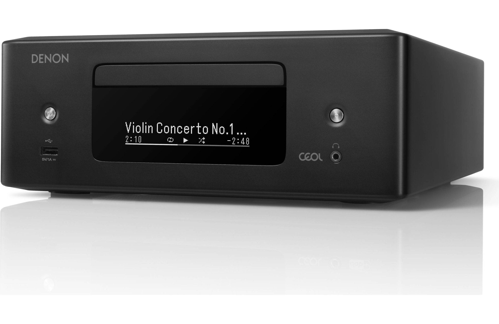 Denon CEOL RCD-N12 Compact Stereo Receiver with Built-In CD Player, Tu