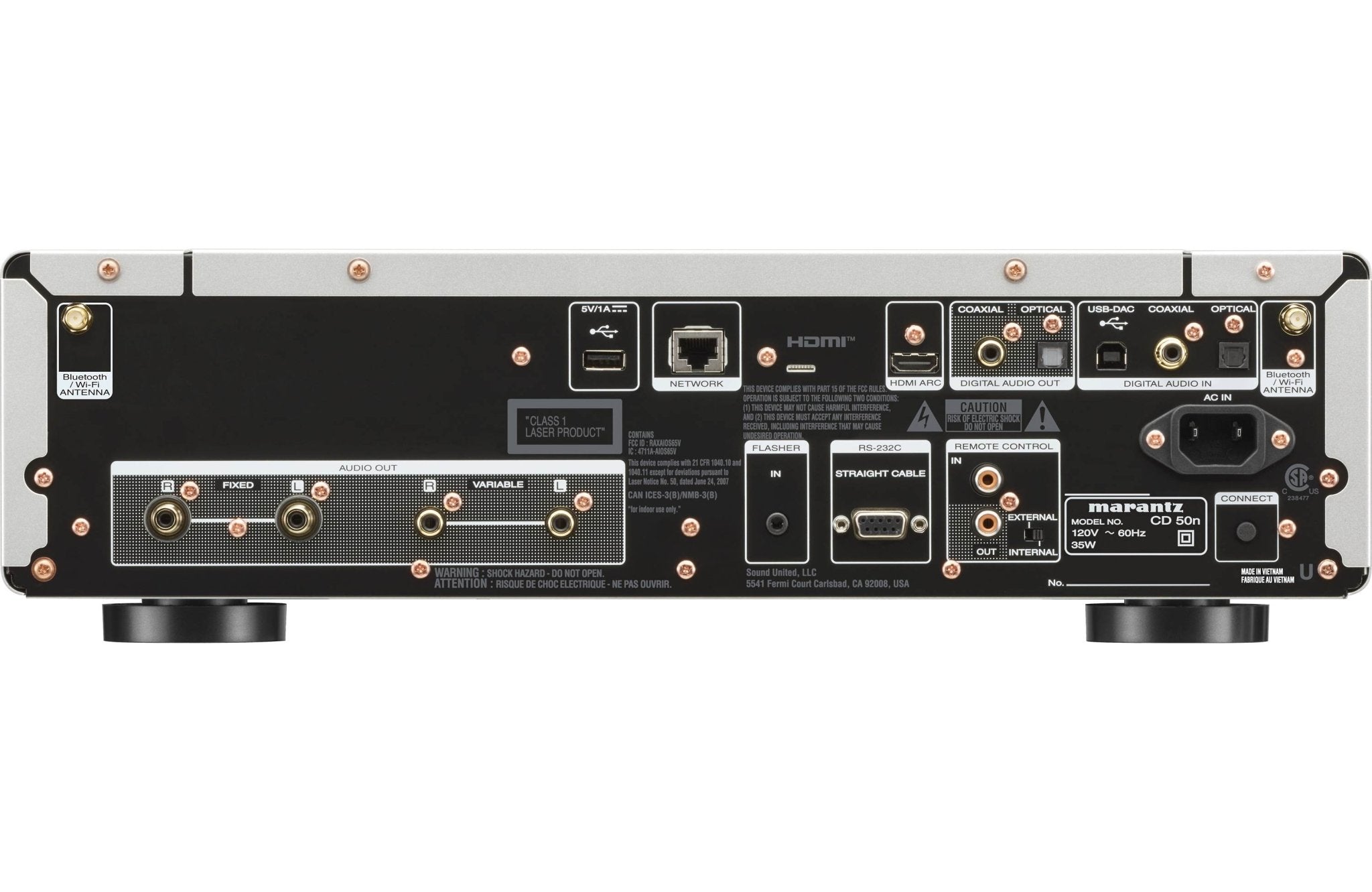 Marantz CD 50N High-Resolution Network Digital Audio and CD Player