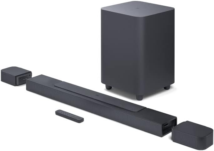 JBL Bar 700 5.1-Channel Soundbar with Detachable Surround Speakers and